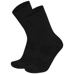 Normani Sportsocken Herren Gr&ouml;&szlig;e 39/42 schwarz