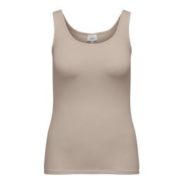 Only Carmakoma Top 'Time' Damen Gr&ouml;&szlig;e XL Gro&szlig;e Gr&ouml;&szlig;en taupe