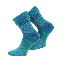 Normani Socken Herren Gr&ouml;&szlig;e 35/38 blau / t&uuml;rkis / gr&uuml;n