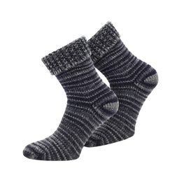 Normani Socken Herren Gr&ouml;&szlig;e 31/34 grau / schwarz