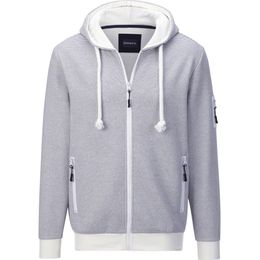 Babista Sweatjacke ' Nolienza ' Herren Gr&ouml;&szlig;e 4XL wei&szlig;