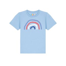 Watabout.kids T-Shirt 'Regenbogen' Jungen Gr&ouml;&szlig;e 152/158 blau / hellblau / rot / wei&szlig;