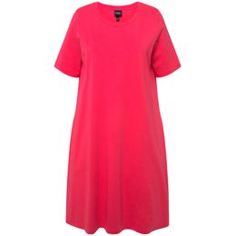 Ulla Popken Kleid Damen Gr&ouml;&szlig;e 62/64 pink Winterkleid