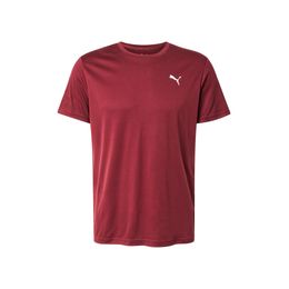 Puma Funktionsshirt 'Essential' Herren Gr&ouml;&szlig;e L weinrot / wei&szlig;