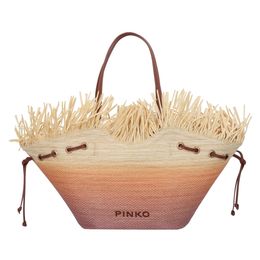 Pinko Shopper 'Pagoda ' Damen Gr&ouml;&szlig;e One Size beige / braun / orange