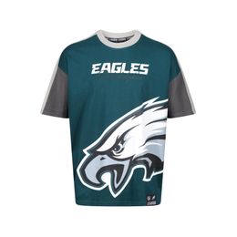 Recovered T-Shirt 'NFL Eagles Philadelphia Cut and Sew Midnight' Damen Gr&ouml;&szlig;e XXL t&uuml;rkis