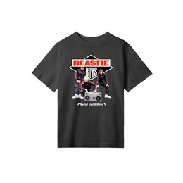 F4NT4STIC T-Shirt 'Beastie Boys' Damen Gr&ouml;&szlig;e XL anthrazit / rot / wei&szlig;