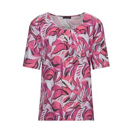 GOLDNER Shirt Damen Gr&ouml;&szlig;e M lila / magenta / schwarz / wei&szlig;