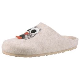 Aniston Clogs Damen Gr&ouml;&szlig;e 39 beige / rot / schwarz / wei&szlig;