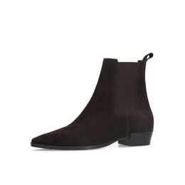 Manfield Chelsea Boots Damen Gr&ouml;&szlig;e 39 braun Winterschuhe