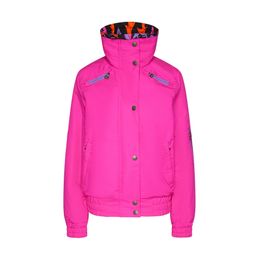 Elho Sportjacke 'Engelberg 89' Damen Gr&ouml;&szlig;e XL lila / orange / neonpink / schwarz