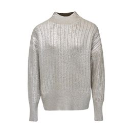 Salsa Jeans Pullover Damen Gr&ouml;&szlig;e M silber