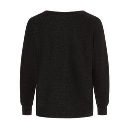 comma, COMMA Pullover Damen Gr&ouml;&szlig;e XXS/XS schwarz / silber