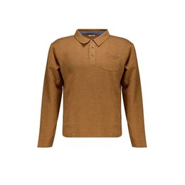 Deeluxe Poloshirt 'COLONEL' Herren Gr&ouml;&szlig;e S mokka / braunmeliert