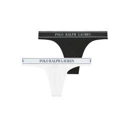 Polo Ralph Lauren Tanga 'Polo Essentials' Damen Gr&ouml;&szlig;e XS schwarz / wei&szlig;