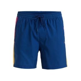 Quiksilver Badeshorts 'Everyday Holmes 16' Herren Gr&ouml;&szlig;e XXL dunkelblau / gelb / pitaya