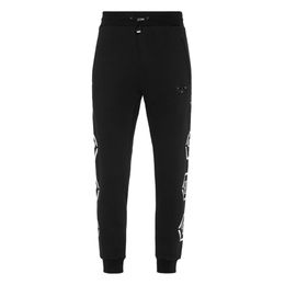 Philipp Plein Hose 'Hexagon' Herren Gr&ouml;&szlig;e 29/30 schwarz / wei&szlig;