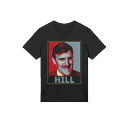 F4NT4STIC T-Shirt 'TV Times Jimmy Hill Sports Presenter' Herren Gr&ouml;&szlig;e S mischfarben / schwarz