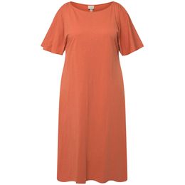 Ulla Popken Kleid Damen Gr&ouml;&szlig;e 42/44 orange Winterkleid