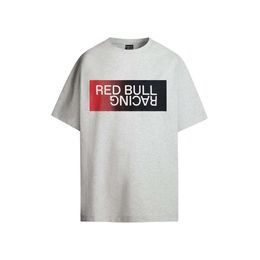 Red Bull Racing X Pepe Jeans T-Shirt 'Red Bull Racing x Pepe Jeans' Herren Gr&ouml;&szlig;e L grau / rot / schwarz