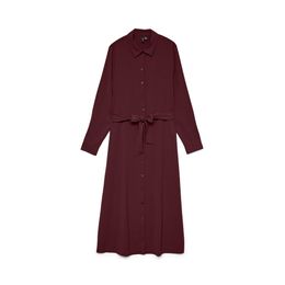 V&eacute;ro Moda Vero Moda Kleid 'VMEsme' Damen Gr&ouml;&szlig;e 34 burgunder Winterkleid