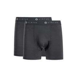 Virtus Boxershorts Herren Gr&ouml;&szlig;e L grau / schwarz