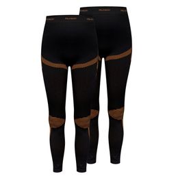 Normani Sportunterhose Herren Gr&ouml;&szlig;e L/XL mandarine / schwarz
