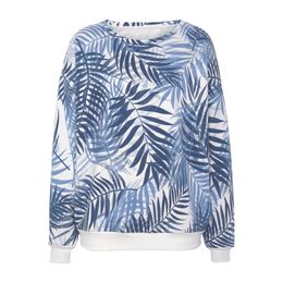 Lascana Sweatshirt Damen Gr&ouml;&szlig;e XL blau / hellblau / wei&szlig;