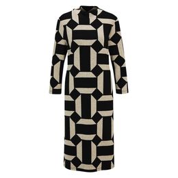 Madeleine Mode Madeleine Kleid Damen Gr&ouml;&szlig;e 38 beige / schwarz Winterkleid