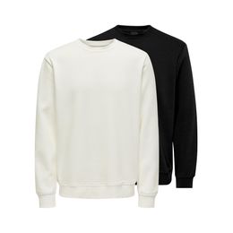 Only & Sons Only & Sons Sweatshirt 'Connor' Herren Gr&ouml;&szlig;e M schwarzmeliert