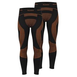 Normani Sportunterhose Herren Gr&ouml;&szlig;e S/M orange / schwarz