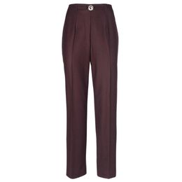 GOLDNER B&uuml;gelfaltenhose 'Martha' Damen Gr&ouml;&szlig;e 23 rot / bordeaux