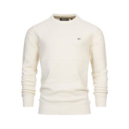 INDICODE Jeans Pullover 'Justice' Herren Gr&ouml;&szlig;e XL wei&szlig;