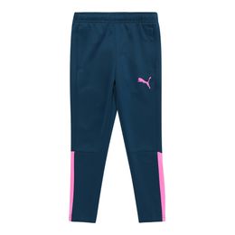 Puma Sporthose 'TeamLiga' Jungen Gr&ouml;&szlig;e 152 marine / hellpink