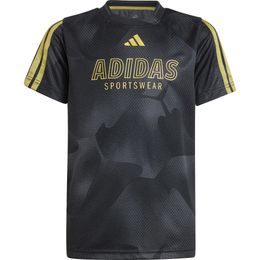 adidas Performance Funktionsshirt 'Hot Cof' Jungen Gr&ouml;&szlig;e 152 gelb / anthrazit / schwarz
