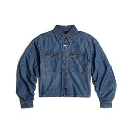 G-Star Raw G-star Button Up Shirt 'Relaxed' Damen Gr&ouml;&szlig;e S blue denim