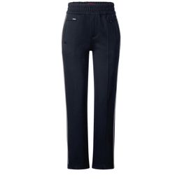 Street One Hose Damen Gr&ouml;&szlig;e 44 navy / taubenblau / wei&szlig;