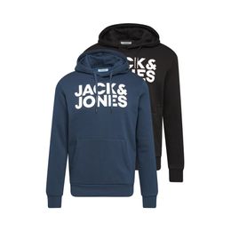 Jack & Jones Jack & Jones Sweatshirt 'JJEcorp' Herren Gr&ouml;&szlig;e XS blau / schwarz / wei&szlig;
