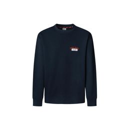Pepe Jeans Sweatshirt 'Mason' Herren Gr&ouml;&szlig;e S navy / rot / wei&szlig;