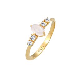 Elli Premium Ring Edelstein Ring Damen Gr&ouml;&szlig;e 56 gold / rosa