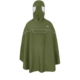 Normani Regenponcho 'Sohra' Herren Gr&ouml;&szlig;e M/L oliv / wei&szlig;