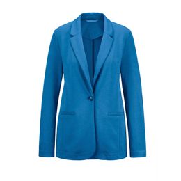 GOLDNER Blazer Damen Gr&ouml;&szlig;e 21 cyanblau