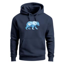 Neverless Sweatshirt 'B&auml;r Polygon Blau' Herren Gr&ouml;&szlig;e XXL navy