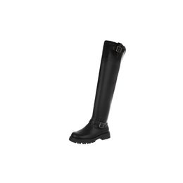 Ital-Design Stiefelette Damen Gr&ouml;&szlig;e 36 schwarz Winterschuhe