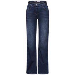 Cecil Wide Leg Jeans Damen Gr&ouml;&szlig;e 27 blau