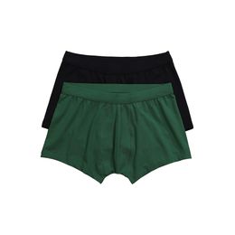 JP1880 Boxershorts Herren Gr&ouml;&szlig;e 7XL dunkelgr&uuml;n / schwarz