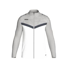 Jako Sportjacke Jungen Gr&ouml;&szlig;e 128 grau / dunkelgrau / wei&szlig;