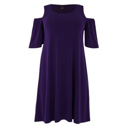 Yoek Kleid Damen Gr&ouml;&szlig;e 42/44 lila Winterkleid