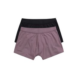 JP1880 Boxershorts Herren Gr&ouml;&szlig;e XL mauve / schwarz