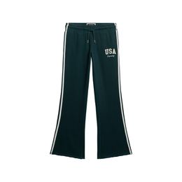 Superdry & Co Hose 'Essentials' Damen Gr&ouml;&szlig;e 38 gr&uuml;n / wei&szlig;